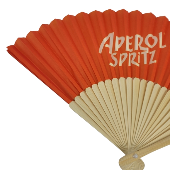 Aperol Spritz | Accessories | Aperol Spritz Hand Fan Wood And Fabric ...
